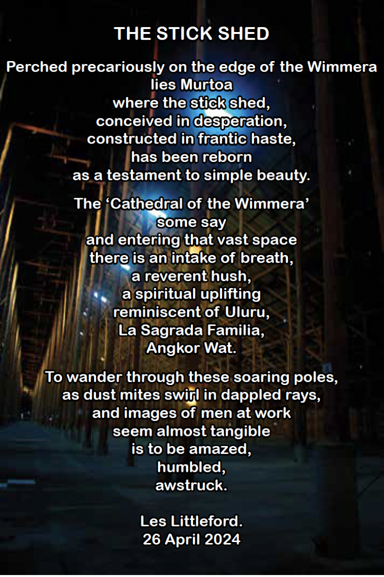 A Poem for the Stick Shed – The Stick Shed